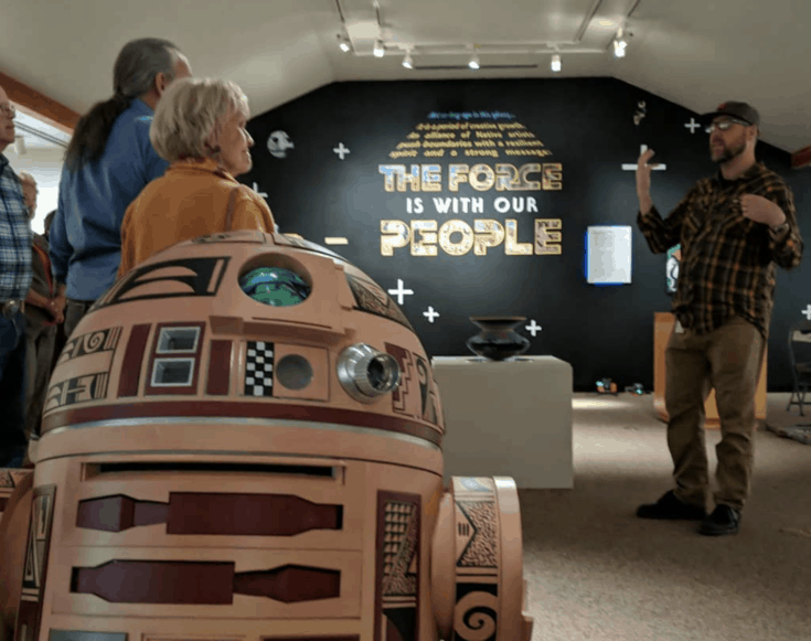 The Force is With Our People - Exhibition of Star Wars Inspired Native ...