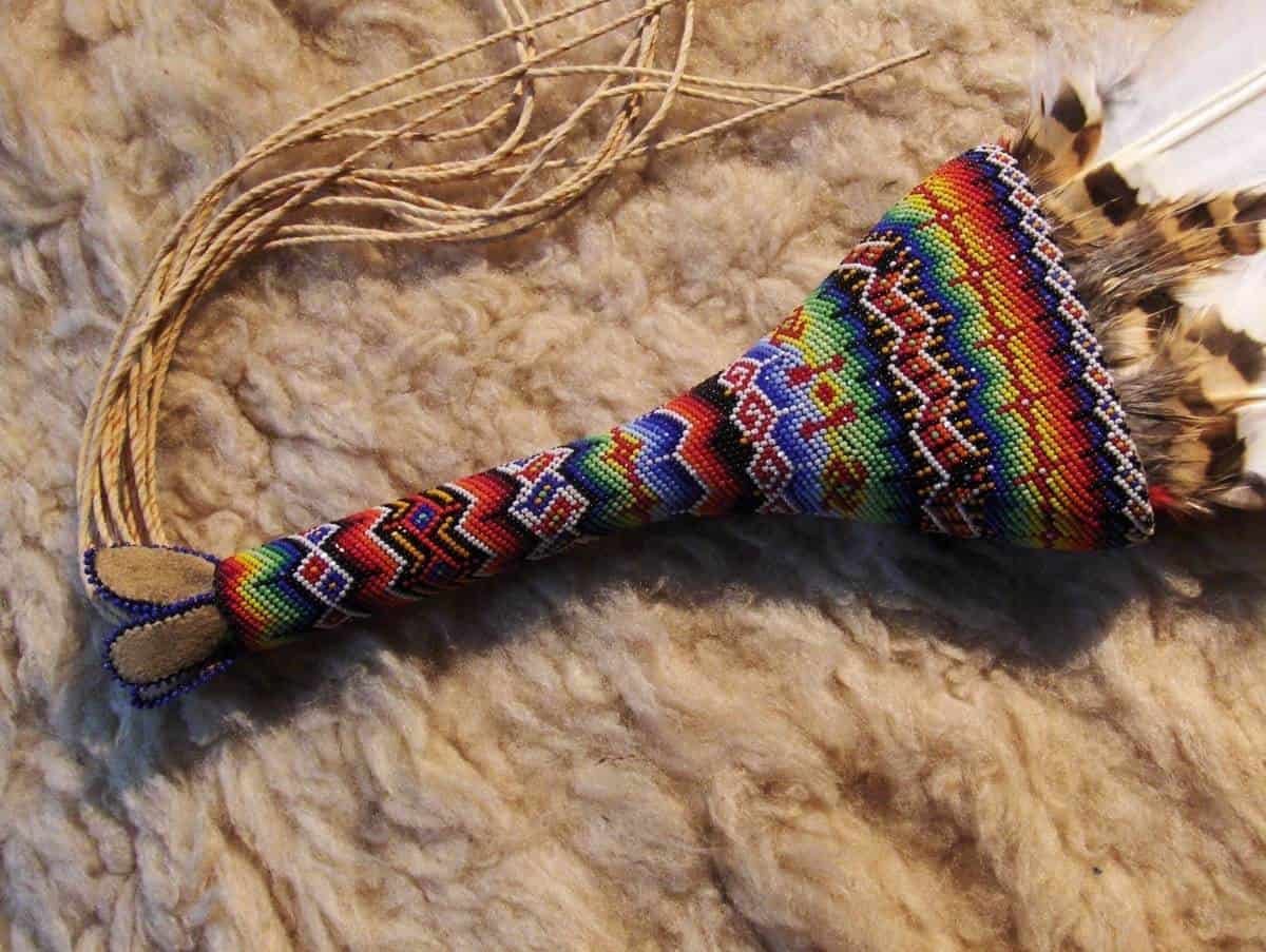 Native American Beaded Fans