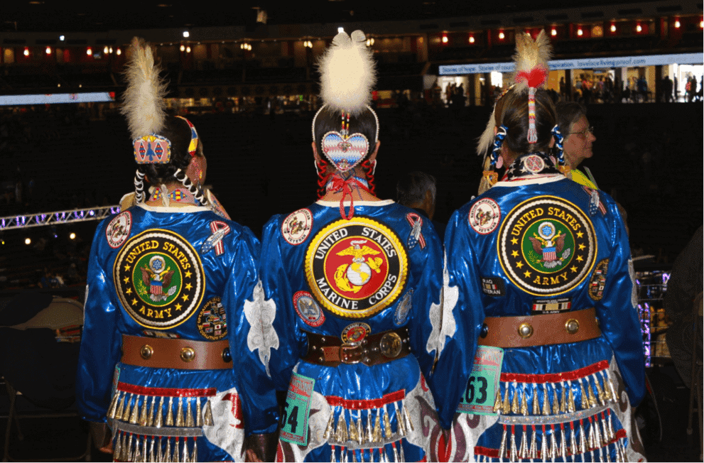 Native American Women Veteran Warriors Powwows